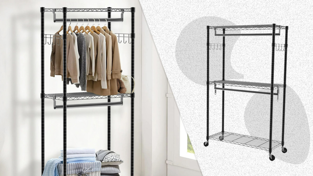 Walmart Is Selling a 'Sturdy' Rolling Garment Rack for Nearly 75% Off ...