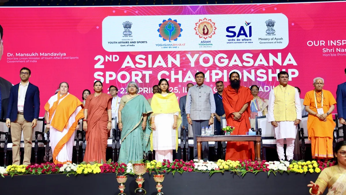 Ramdev applauds India’s first-ever Asian Yogasana Sport Championship