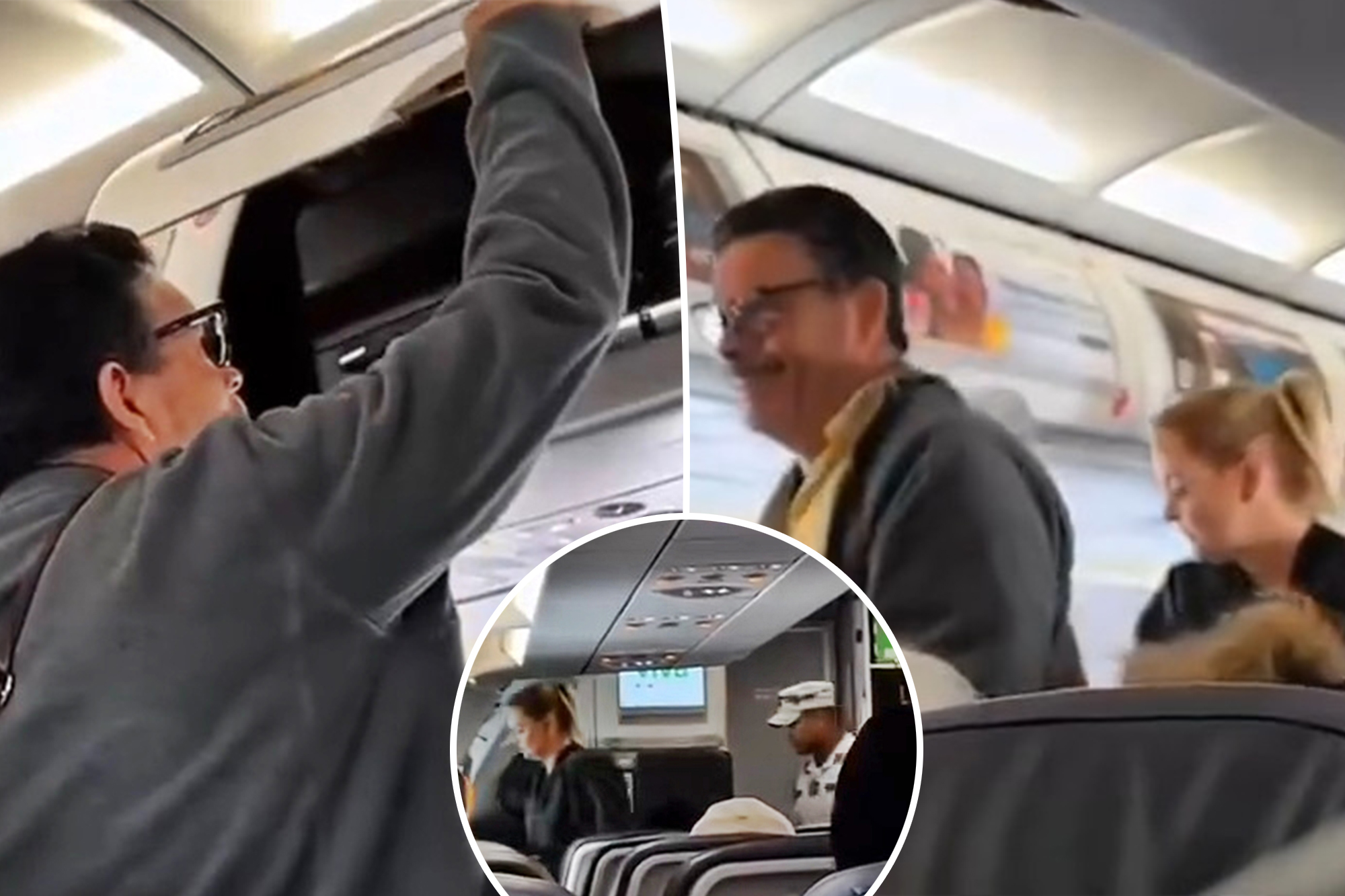 Rude couple ousted from plane after barging over flight crew and ...