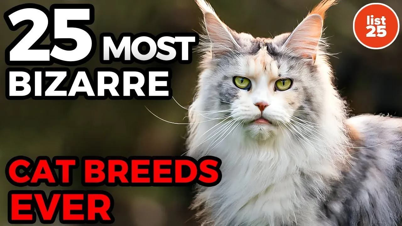 25 Most BIZARRE Cat Breeds Ever