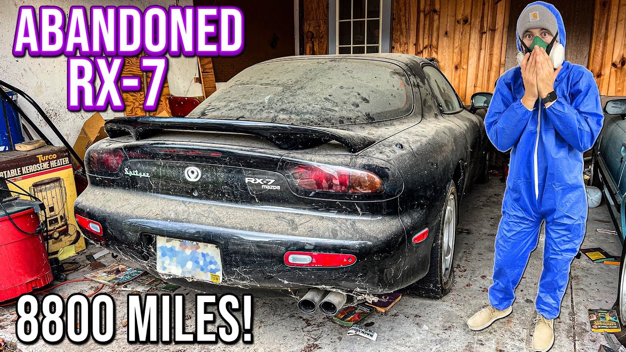 FD RX-7 barn find with 8,800 miles restored after 23 years