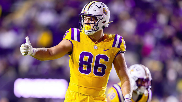 2025 NFL Draft: Jets take TE Mason Taylor, son of Pro Football Hall of ...