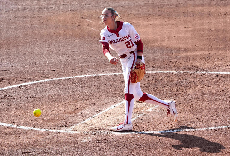 OU softball ace Sam Landry receives AUSL ‘Golden Ticket’ ahead of Sooners game vs Texas