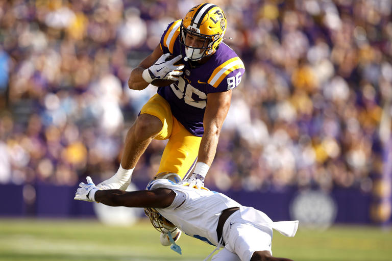 2025 NFL Draft: Jets finally get their TE with LSU's Mason Taylor, son ...