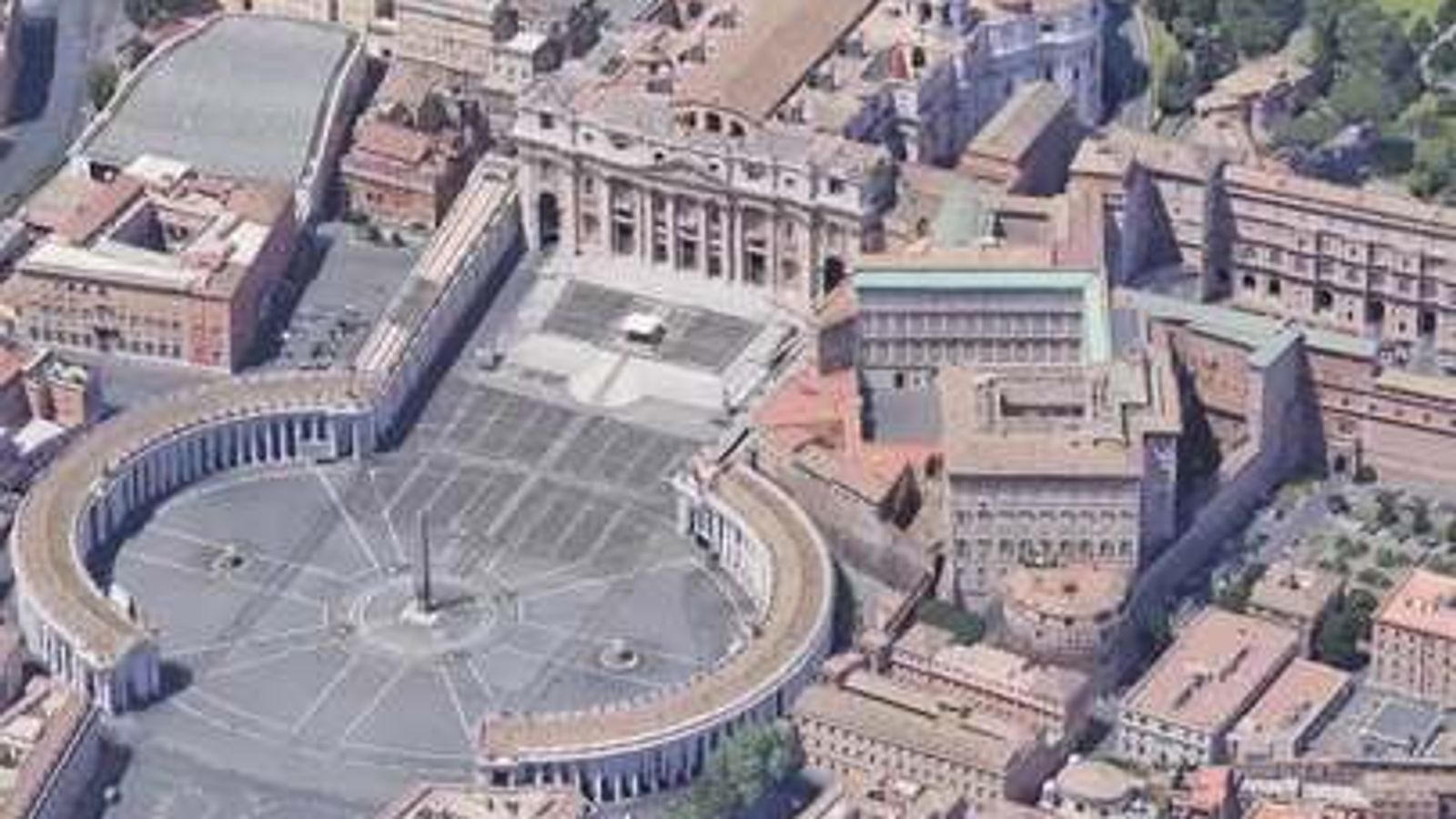 3D map shows Pope's funeral route