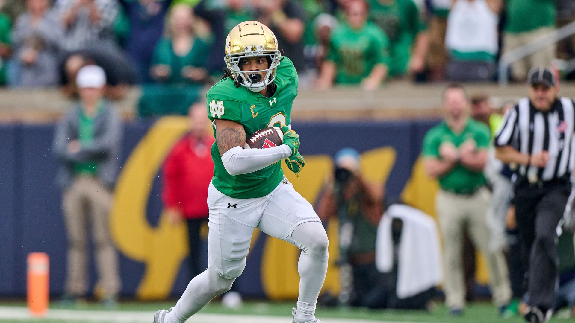 NFL DRAFT: Notre Dame Safety Xavier Watts picked by the Atlanta Falcons