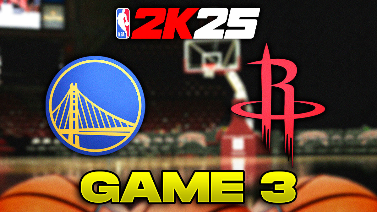 Rockets vs. Warriors Game 3 Results According to NBA 2K25