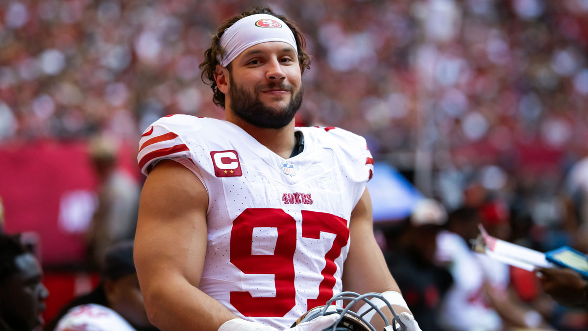 49ers star Nick Bosa heaps rare praise on first-round rookie