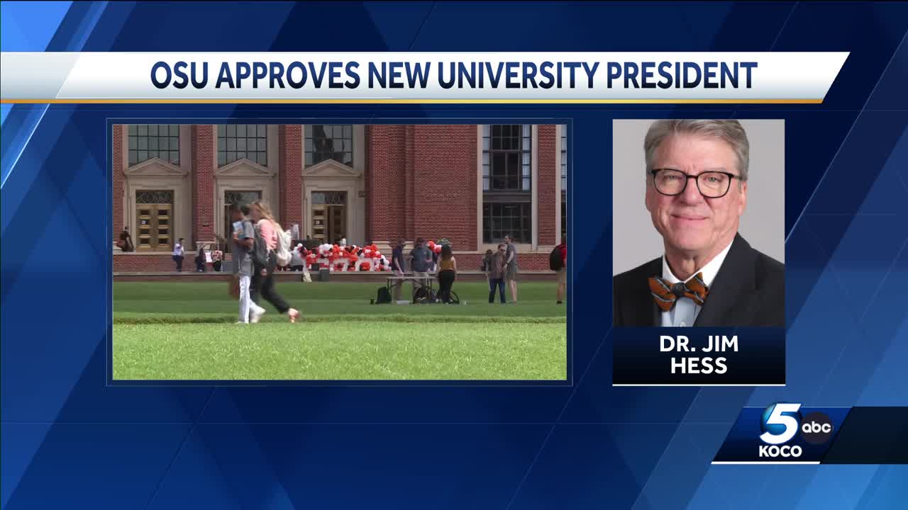 Jim Hess named 20th president of Oklahoma State University