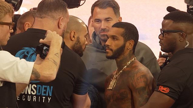 Chris Eubank Jr and Conor Benn face off for the last time before clash