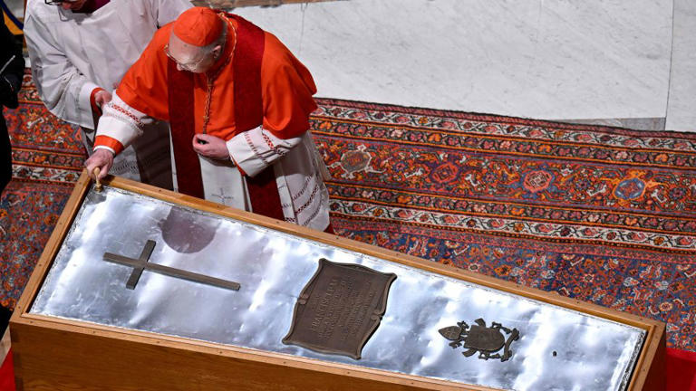 Cardinals seal Pope Francis’ coffin, formally ending his lying in state ...