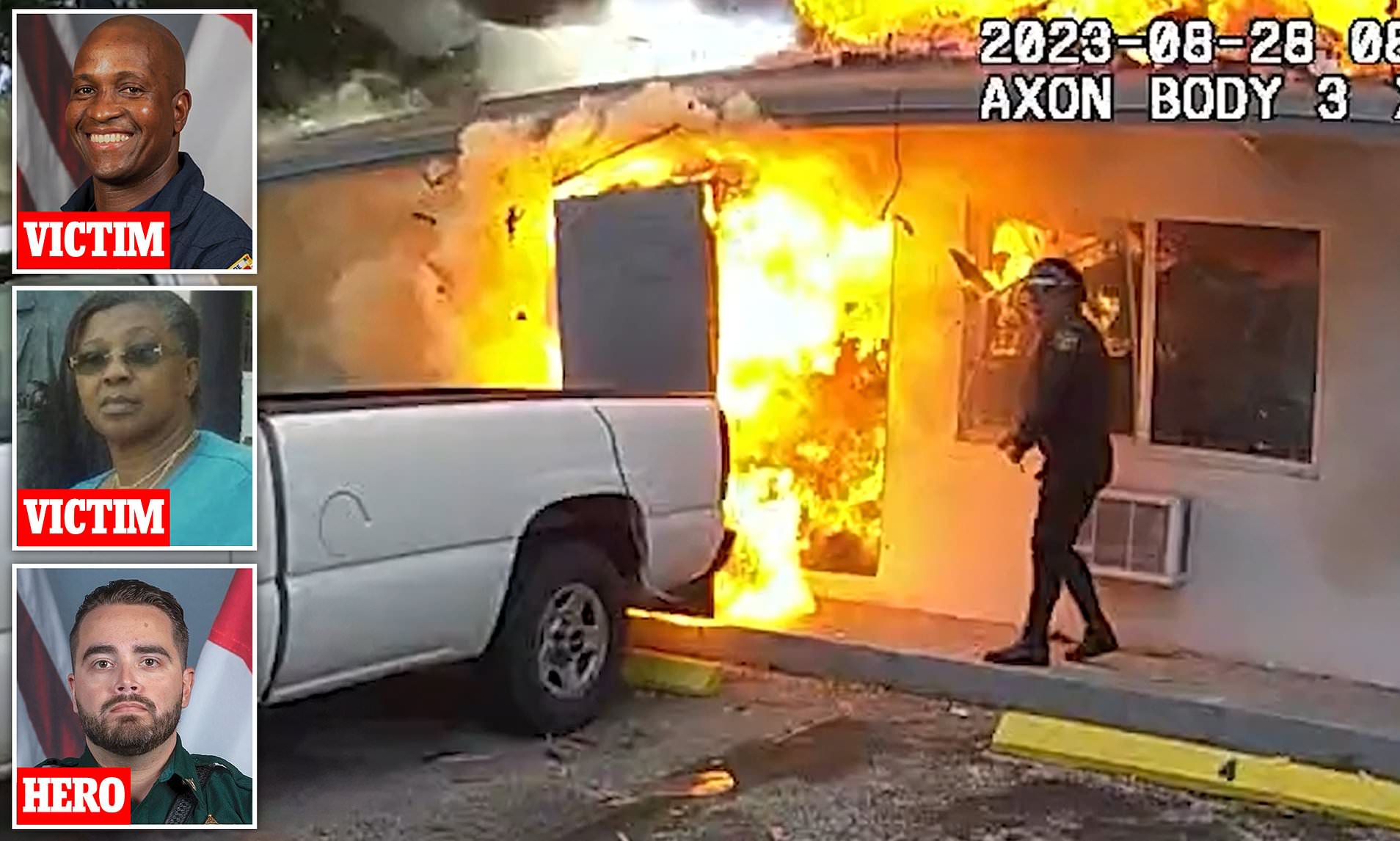 Shocking moment Florida woman dies in fireball explosion after ...
