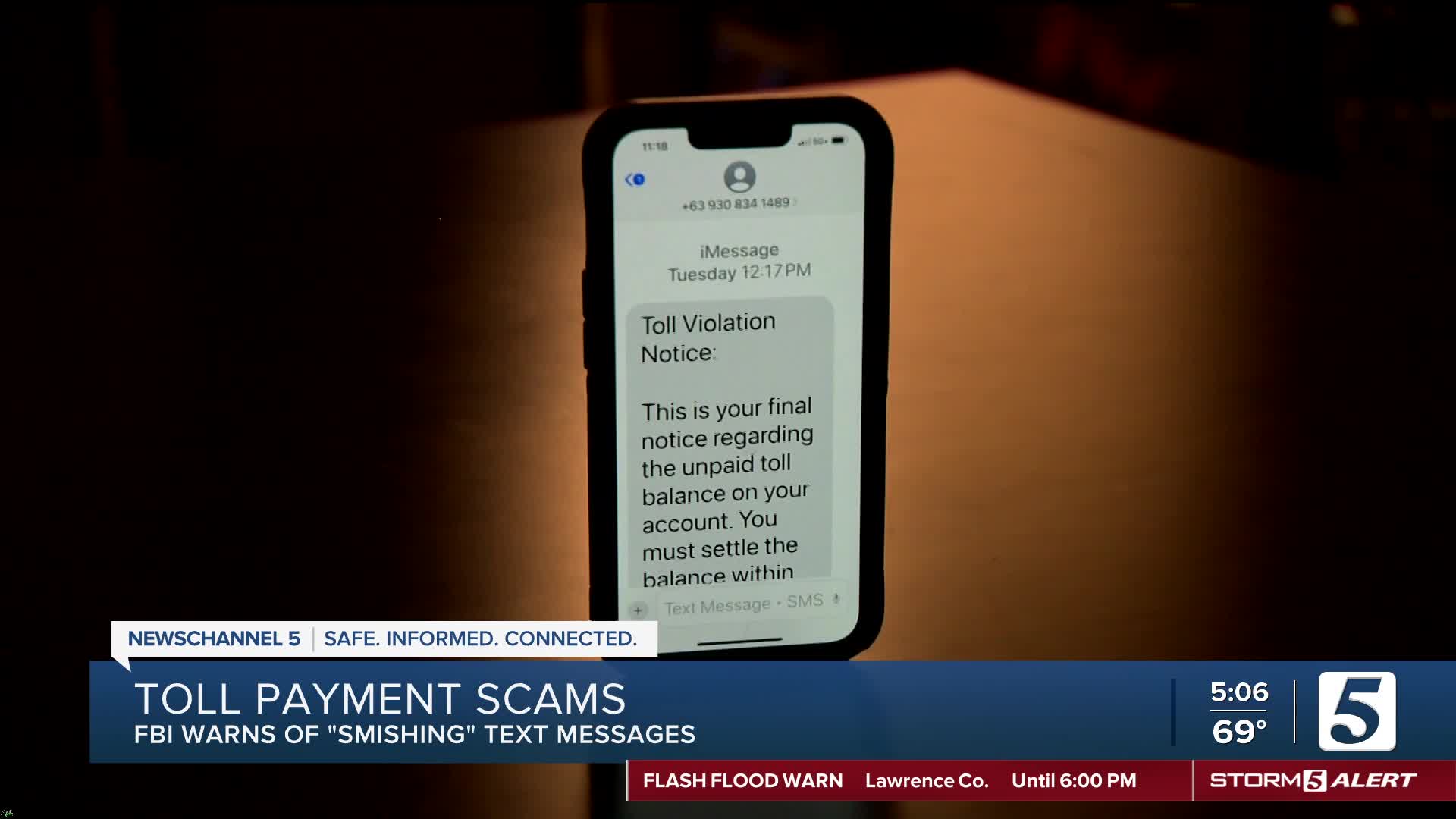 FBI warns of nationwide toll road text scams as Tennesseans lose $190M ...