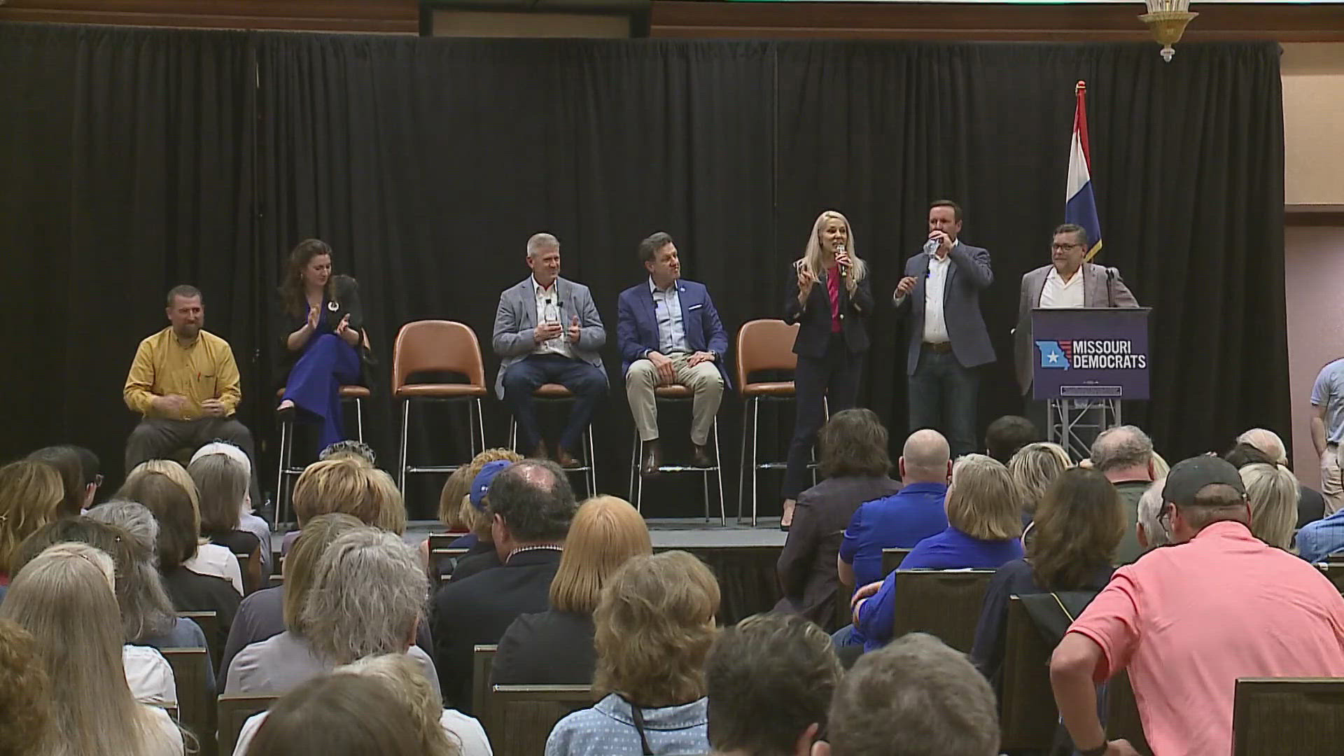Democrats hold 'People's Town Hall' in absent Missouri GOP Rep's district Democrats hold 'People's Town Hall' in absent Missouri GOP Rep's district