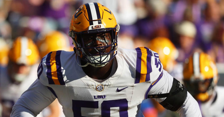 LSU OL Emery Jones Jr. becomes Ravens’ 3rd-round draftee