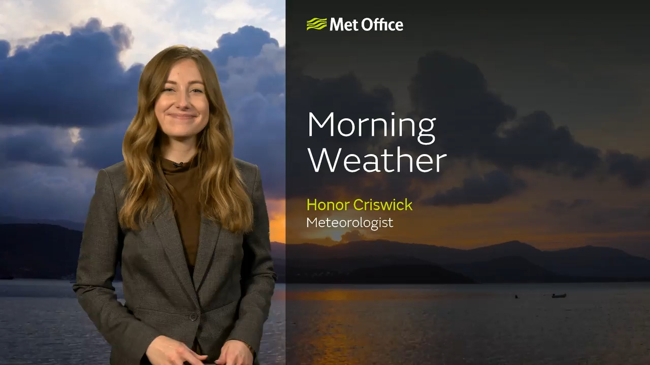 Met Office Saturday morning weather forecast 26/04/25