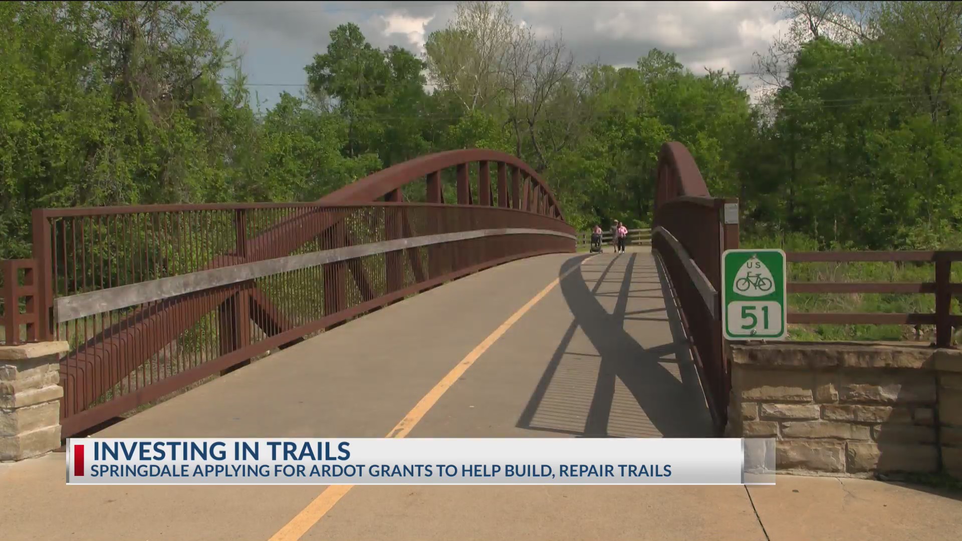 Springdale applies for ARDOT grants to build, upgrade trail