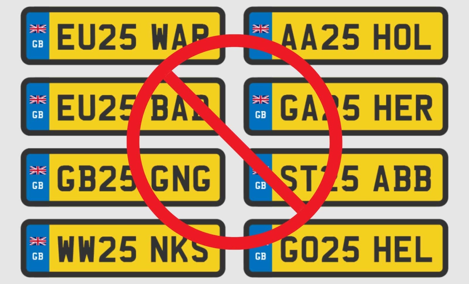 DVLA Bans Hundreds of Number Plates – Check if Yours Is on the List!