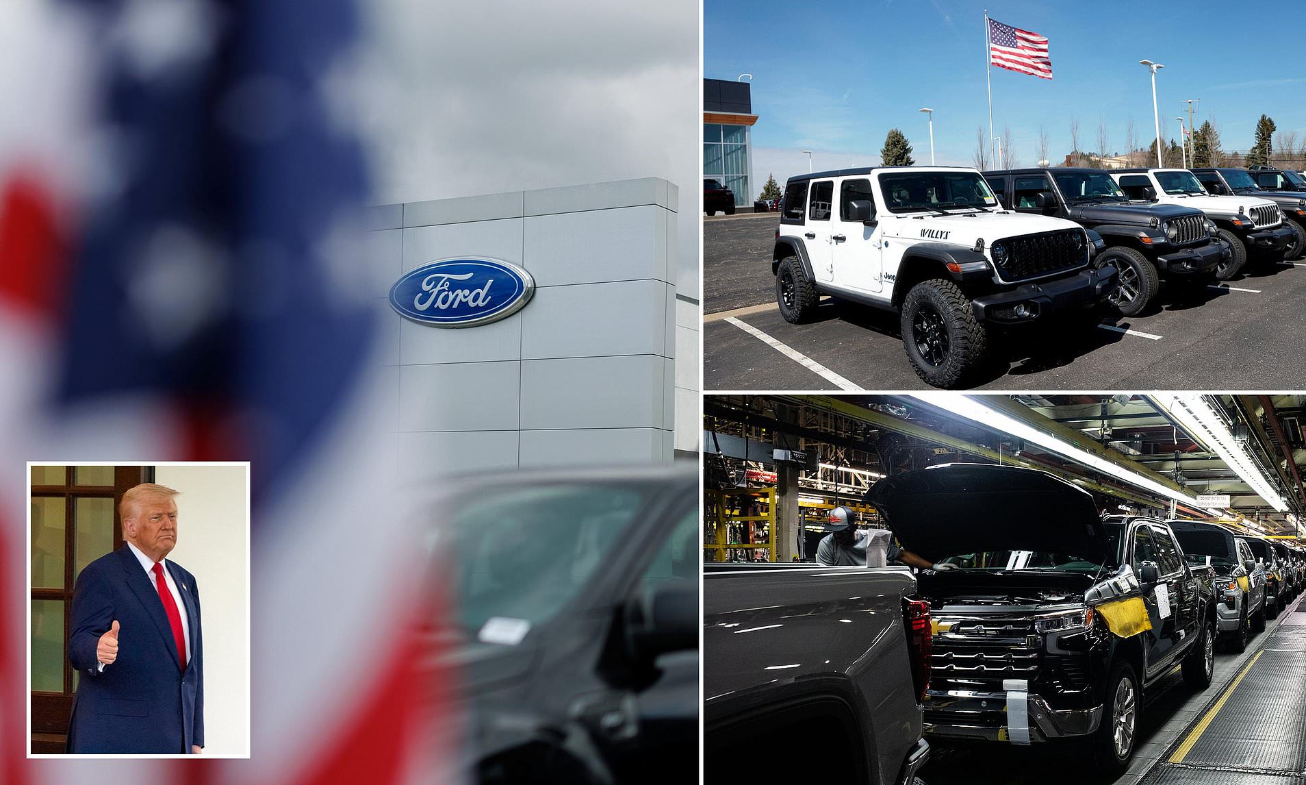 Detroit's 'big three' car makers 'exposed' to Trump's tariffs