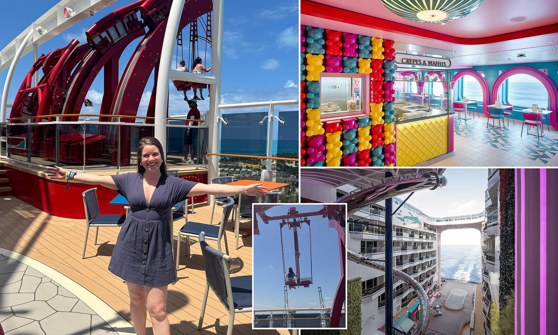 I tested out the world's first cruise ship swing - but it's not the ...