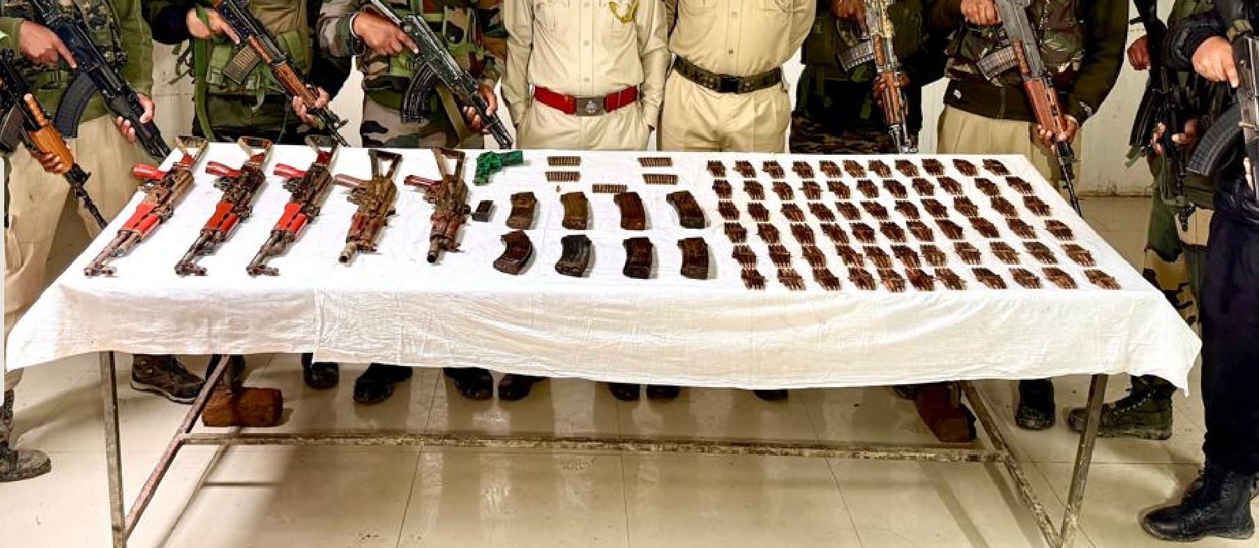 5 AK-47s, 660 rounds of ammunition & more: Terror hideout busted in J&K ...
