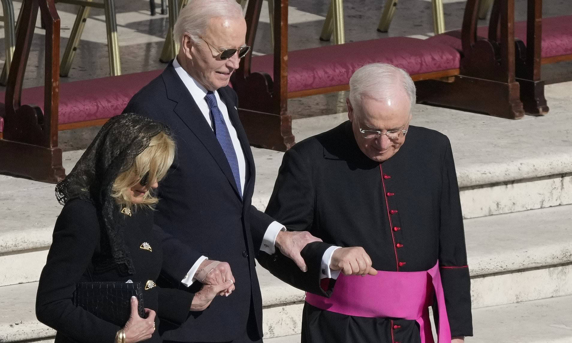 Donald Trump and Joe Biden's close call at Pope Francis' funeral Donald Trump and Joe Biden's close call at Pope Francis' funeral