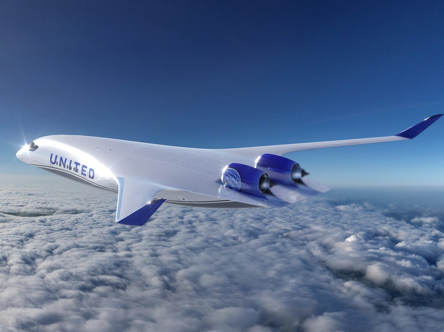 United's futuristic new 250-person plane will be like a 'living room in ...