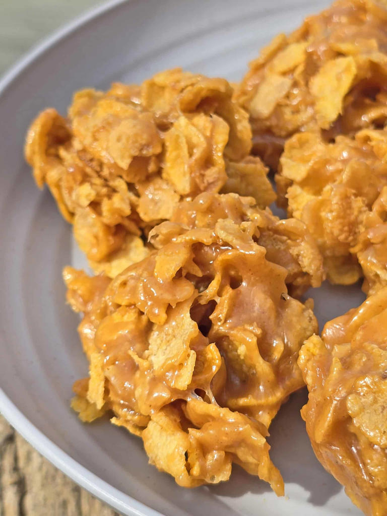 No Bake Cornflake Cookies