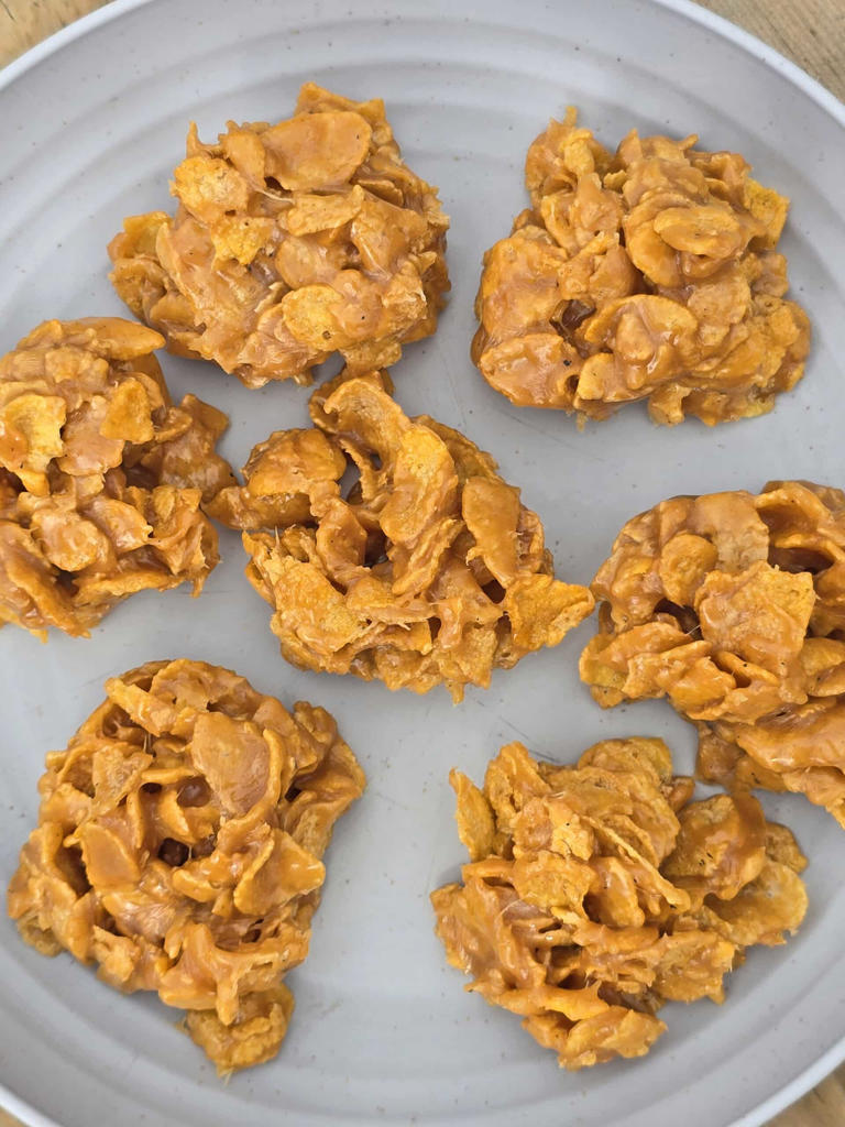 No Bake Cornflake Cookies