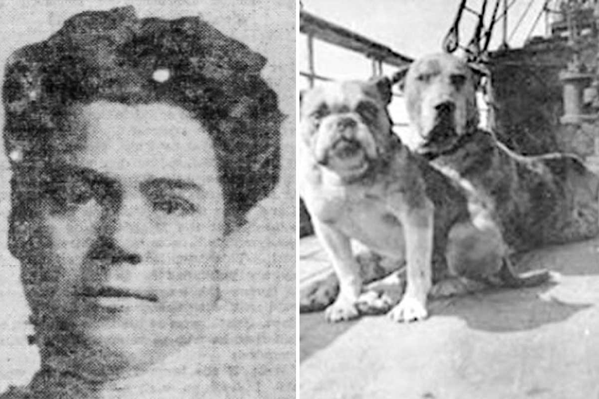 Titanic, 1912: Ann Elizabeth Isham e il suo cane, la donna rifiutò la ...
