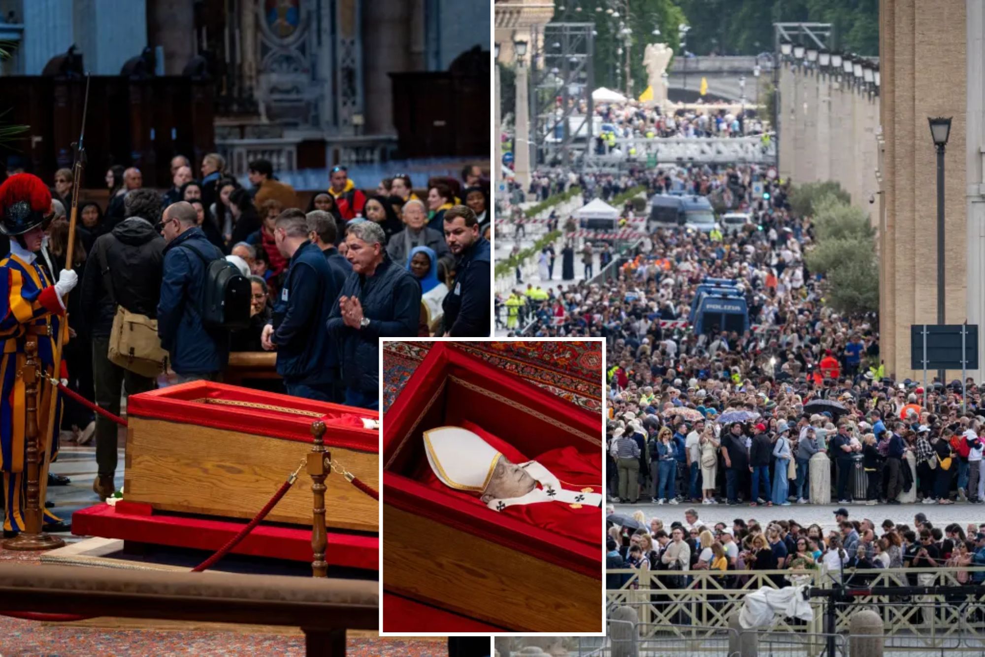 About 250,000 mourners pay last respects to Pope Francis over 3 days of ...