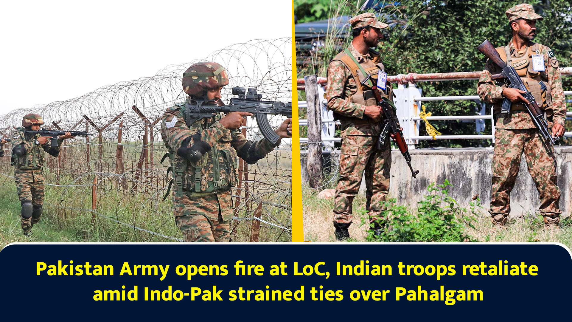 Pakistan Army opens fire at LoC, Indian troops retaliate amid Indo-Pak ...