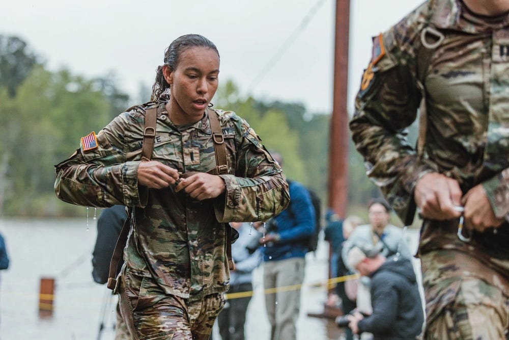 1st Lt. Gabrielle White is the first woman to finish the Best Ranger ...