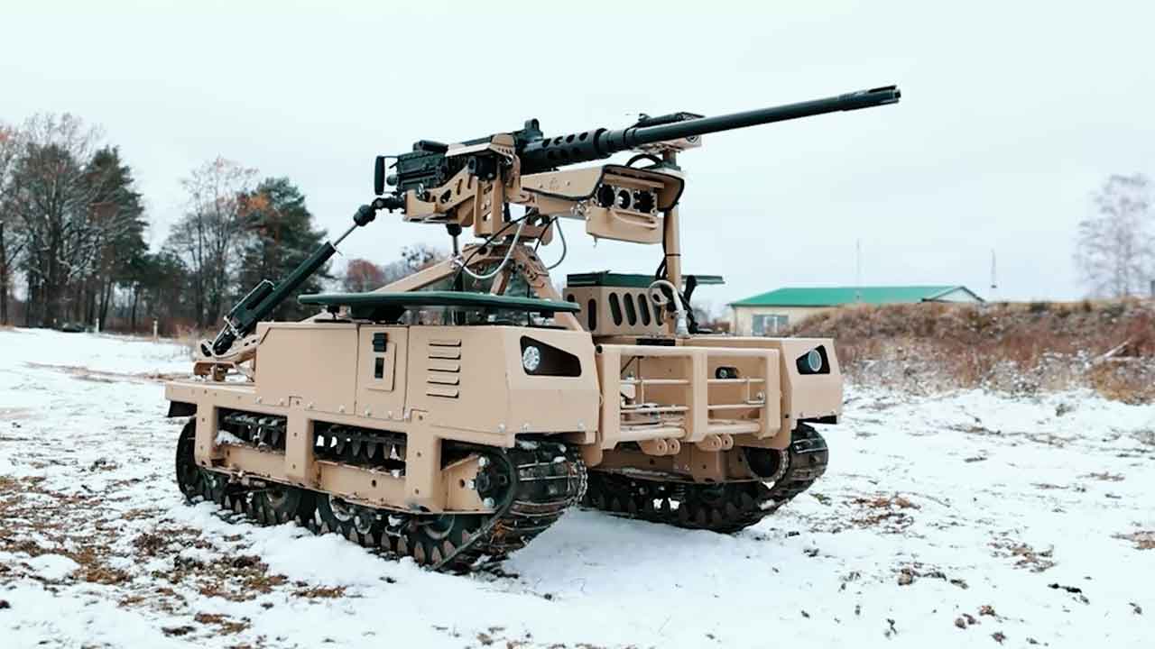 Droid TW: Ukrainian Robotic Machine Gun Resembles a “Terminator” Machine