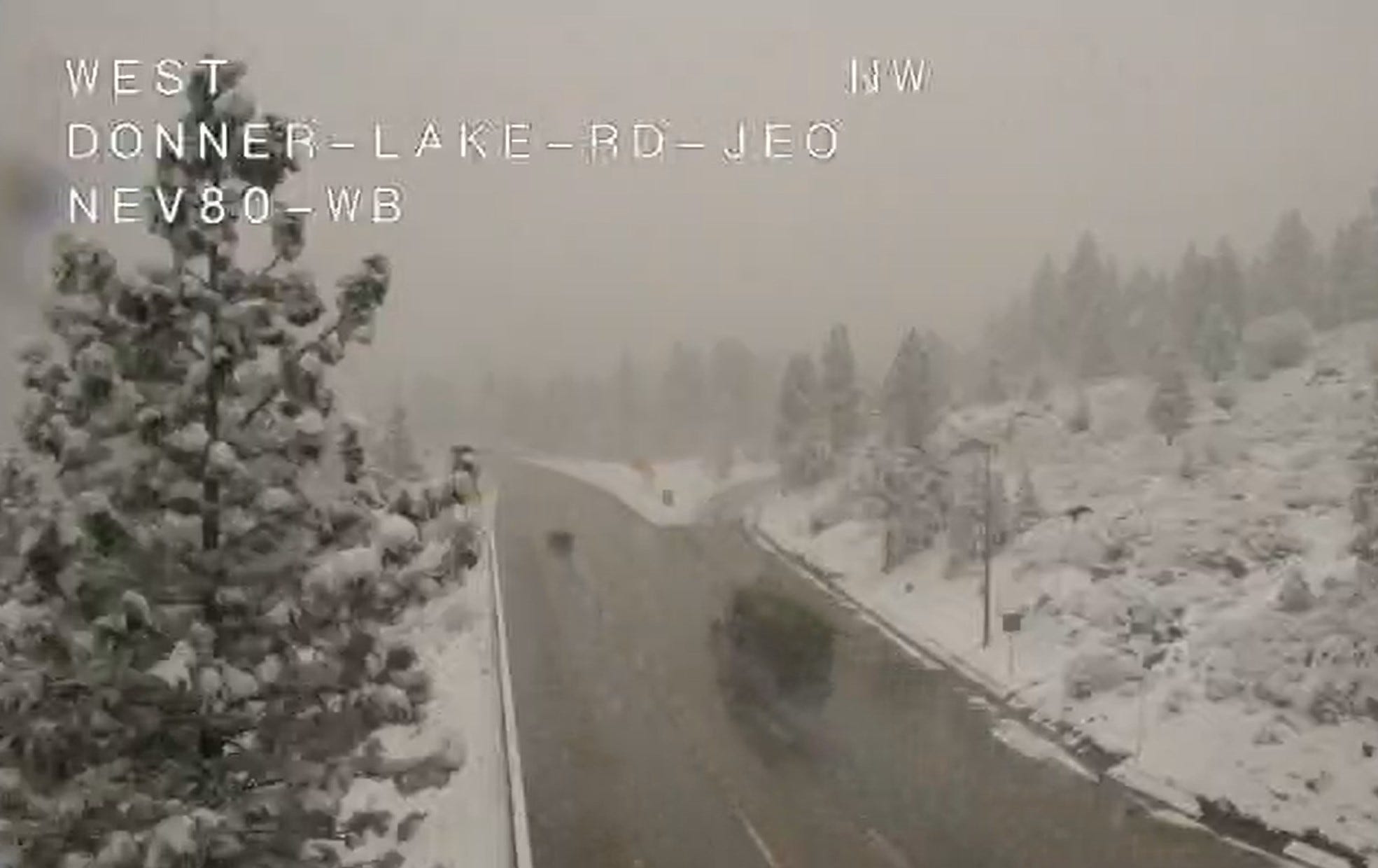 Westbound I-80 reopens at Nevada state line after crashes, Caltrans says
