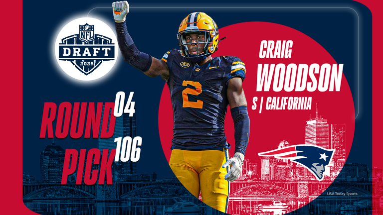 Patriots select S Craig Woodson at No. 106 overall in 2025 NFL draft