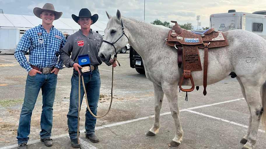 PRCA's Number One Steer Wrestler Tucker Allen Taking the Arena by Storm