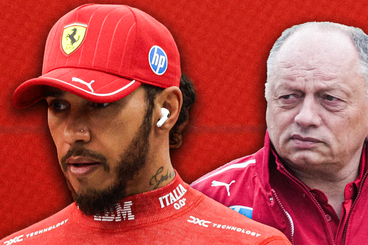 Ferrari F1 boss Fred Vasseur warns of ‘naive’ Lewis Hamilton expectations