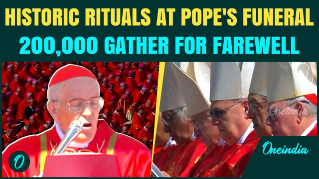Pope Francis Funeral Marks Historic Shift in Rituals: Multilingual ...