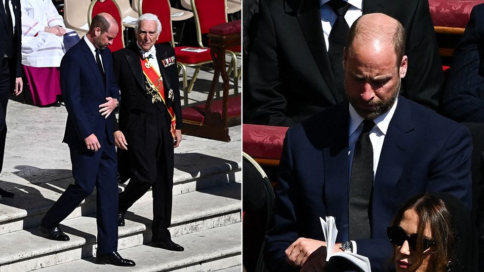 Prince William facing 'wake-up call' as royal attends Pope Francis ...