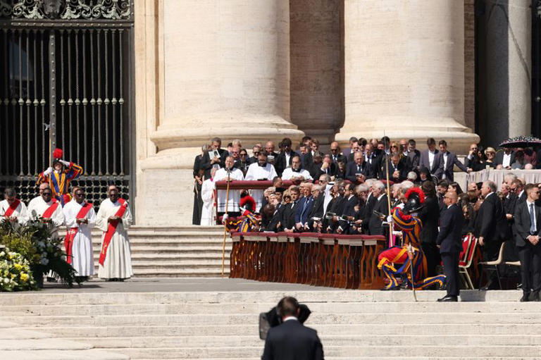 How Donald Trump got front-row seats at Pope Francis' funeral after all