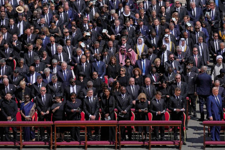 How Donald Trump got front-row seats at Pope Francis' funeral after all