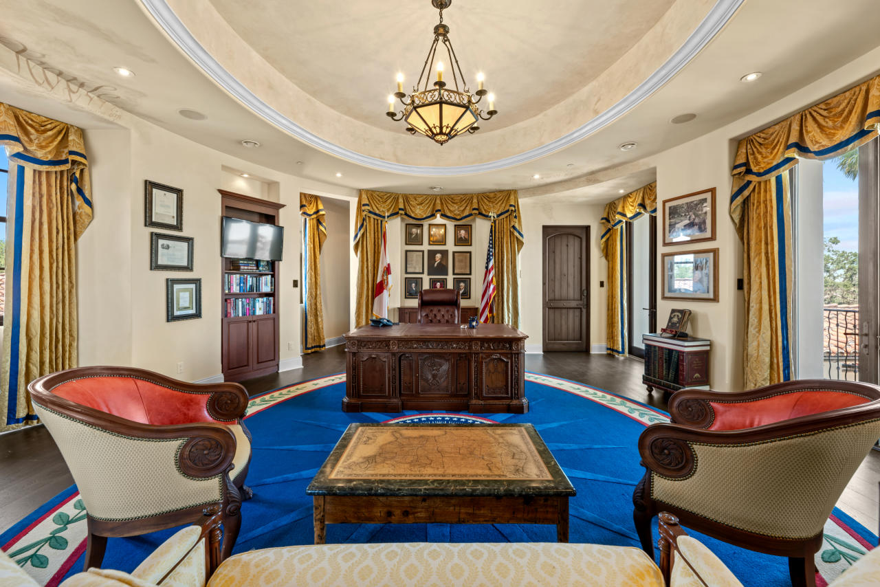 A Florida Home With an Oval Office Replica is Asking $23.6 Million