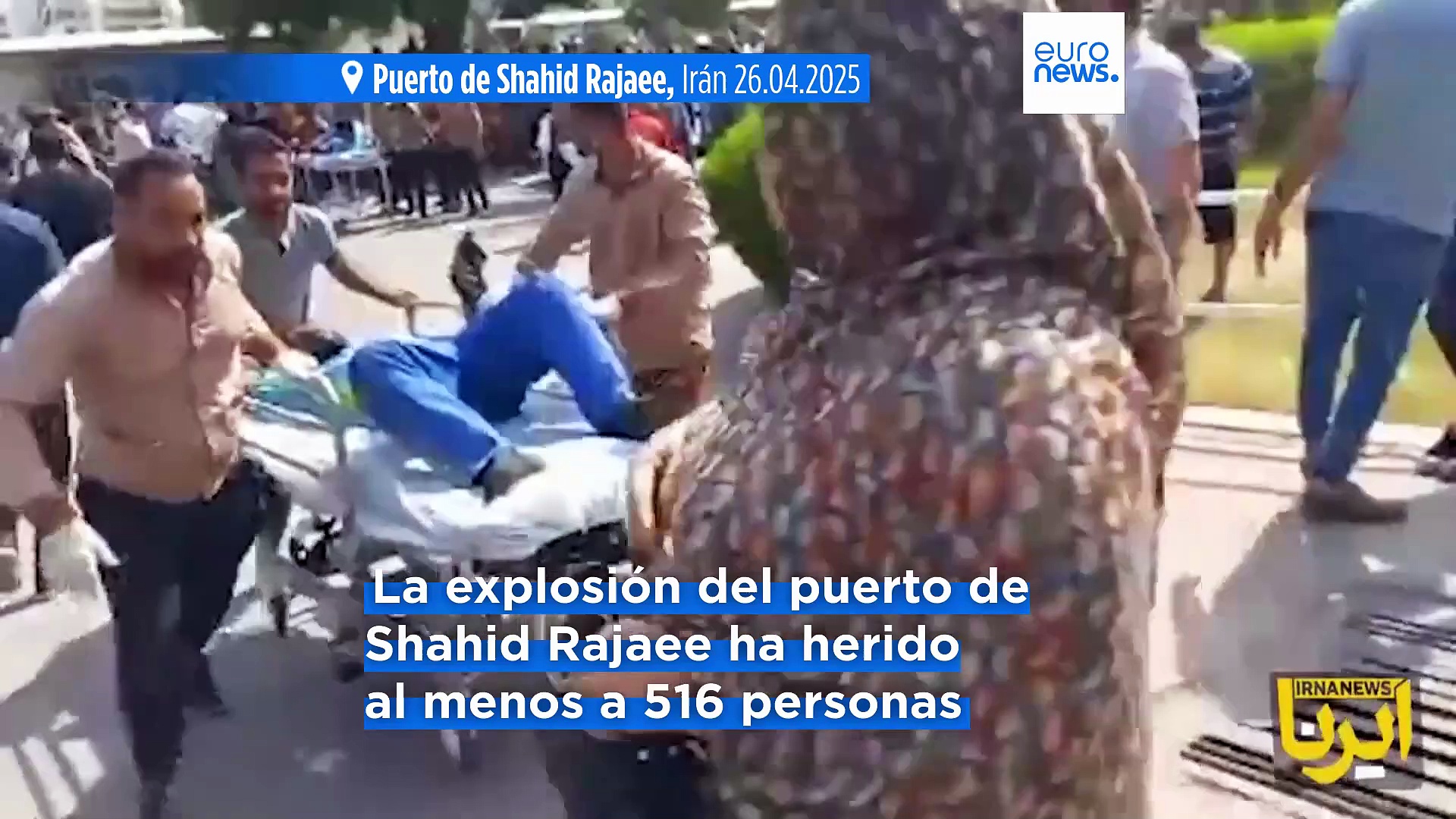 Una gran explosión sacude el puerto de Shahid Rajaee en Bandar Abbas ...