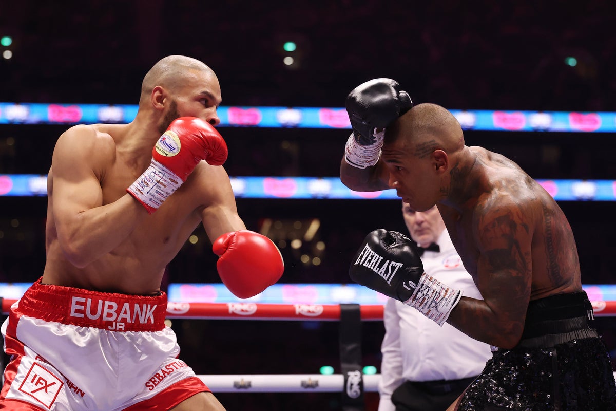 Eubank Jr vs Benn LIVE: Fight updates and results after Eubank edges ...