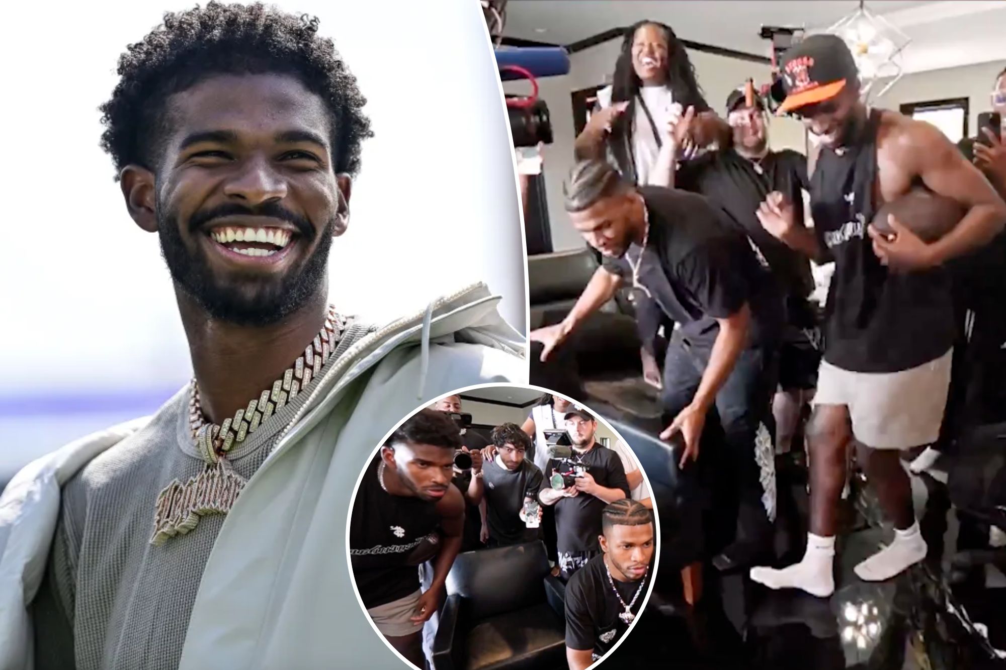 Shedeur Sanders dances during lively celebration in viral video after ...