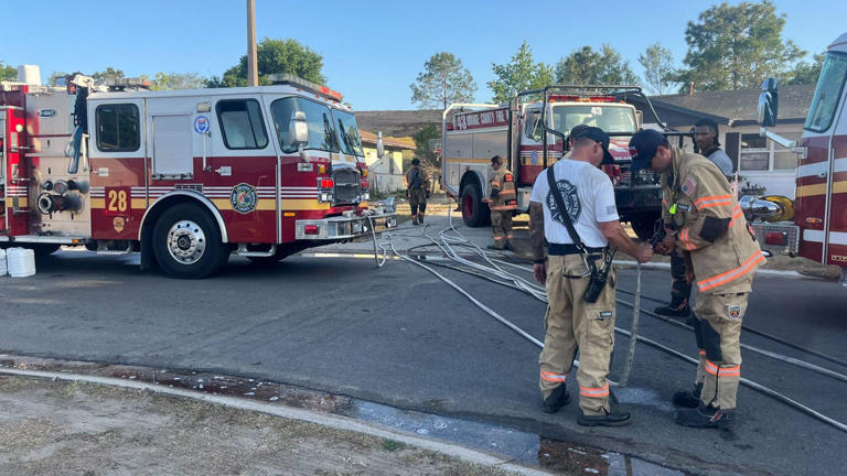 Brush fire breaks out in Orange County, officials say