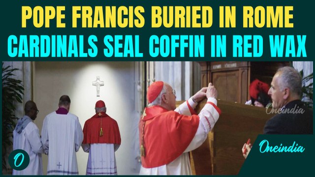 Pope Francis' Wooden, Zinc Coffin Sealed & Buried at His Favorite ...