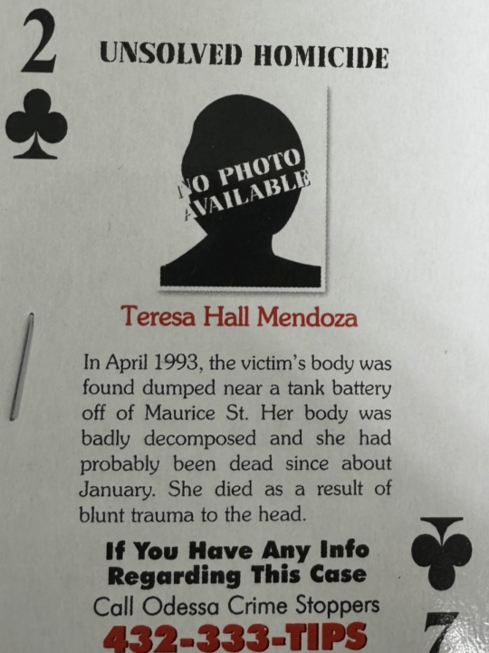 A body near a tank battery, a name without a face: Who was Teresa Hall ...