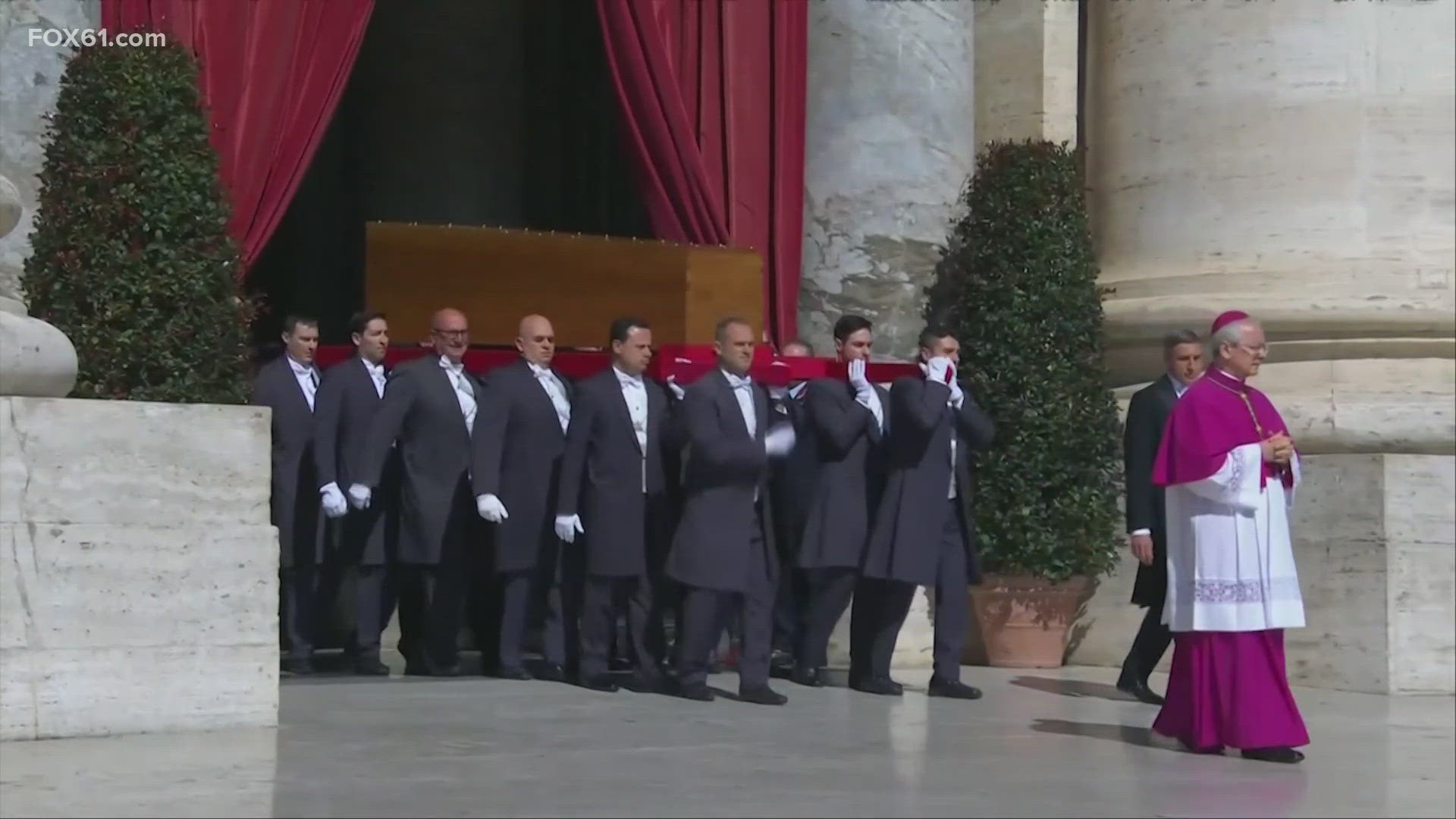 More than 400,000 people gather in Rome as Pope Francis is laid to rest